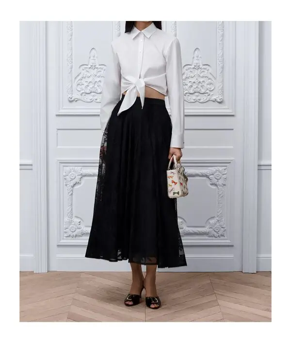 Dior Dioriviera Tied Cropped Blouse