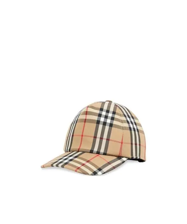 Burberry Vintage Check Baseball Cap - Nude