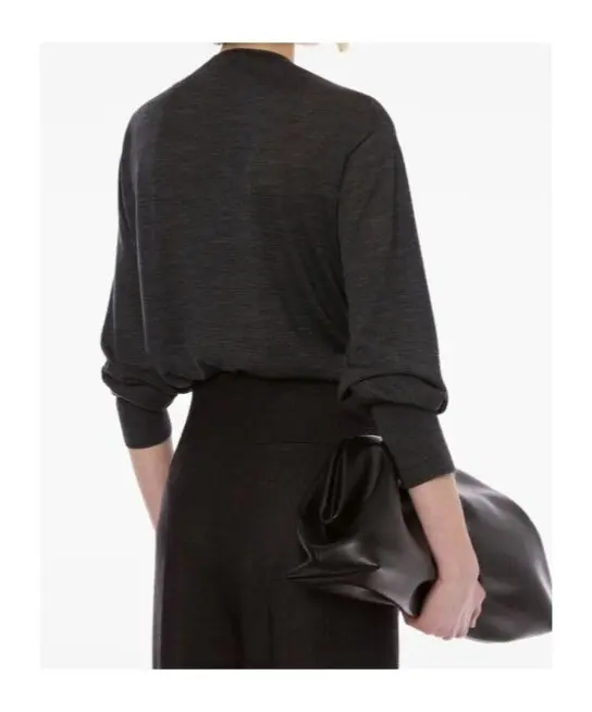 Alberta Ferretti Embellished Floral V-neck Blouse