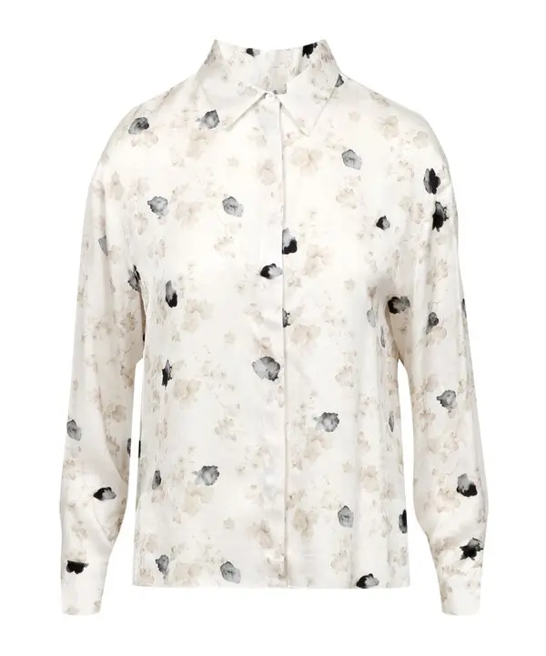 KAOS Floral-print Shirt - White