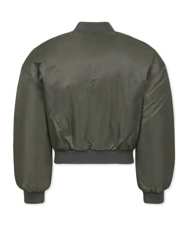Calvin Klein Ribbed Collar Long Sleeve Zip-up Jacket