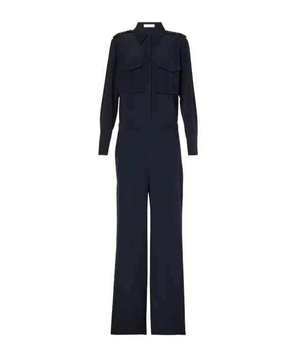 Dorothee Schumacher Lapel Long-sleeved Jumpsuit