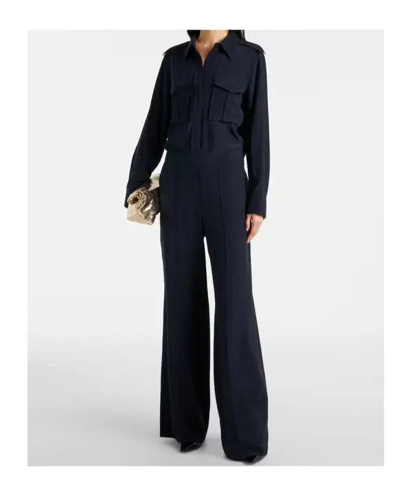 Dorothee Schumacher Lapel Long-sleeved Jumpsuit