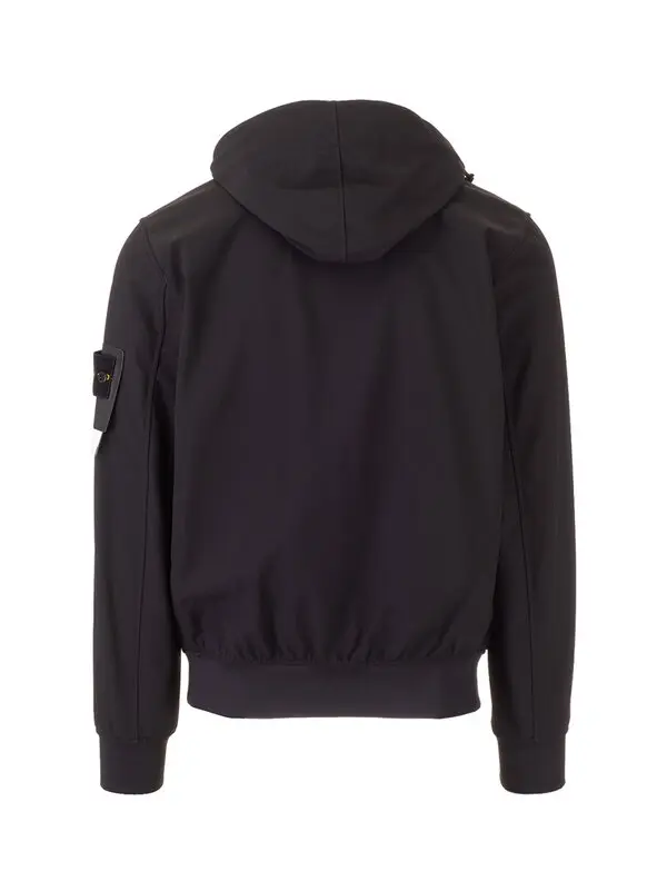 Stone Island Logo-patch Hooded Jacket