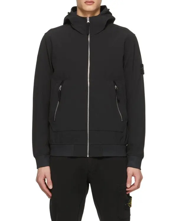 Stone Island Logo-patch Hooded Jacket