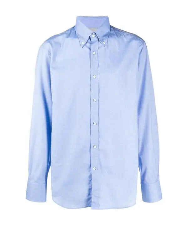 Brunello Cucinelli Plain Cotton Shirt