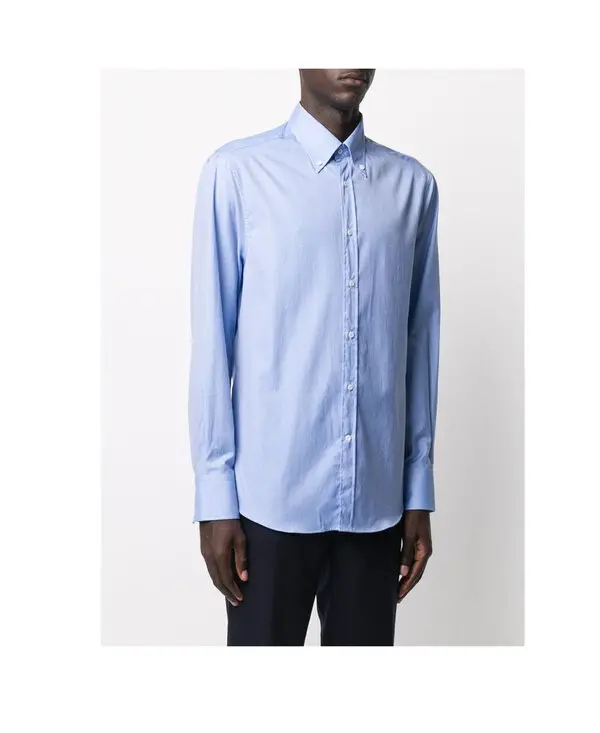 Brunello Cucinelli Plain Cotton Shirt
