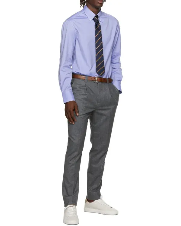 Brunello Cucinelli Plain Cotton Shirt