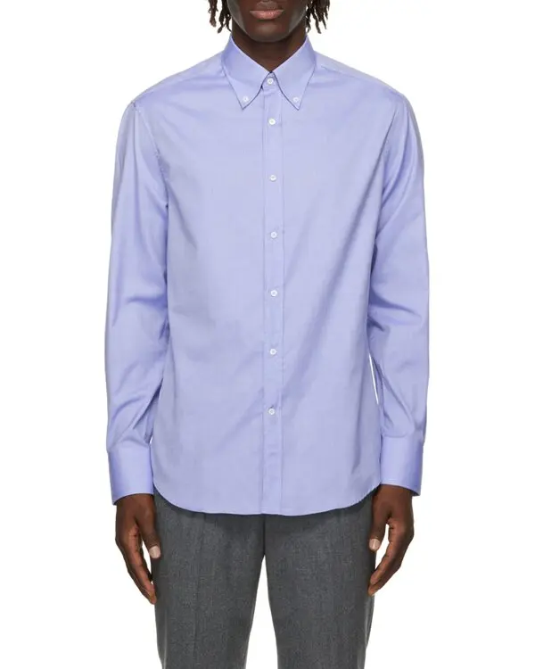 Brunello Cucinelli Plain Cotton Shirt