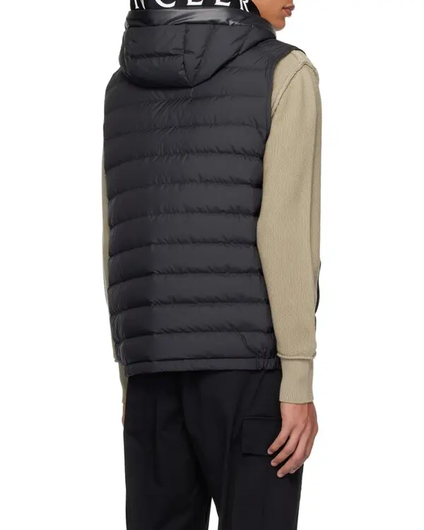 Moncler Logo Patch Zip-up Padded Vest