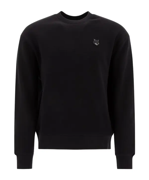Maison Kitsuné Fox Patch Crewneck Sweatshirt