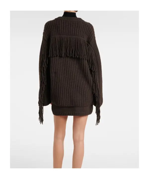 LISA YANG Hilma Fringed Oversized Sweater