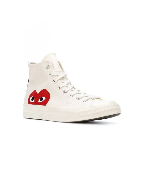 Play Comme Des Garcon Chuck Taylor High-top Sneakers