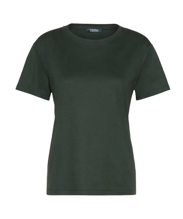 Max Mara Knitted Short-sleeved T-shirt - Dark Green