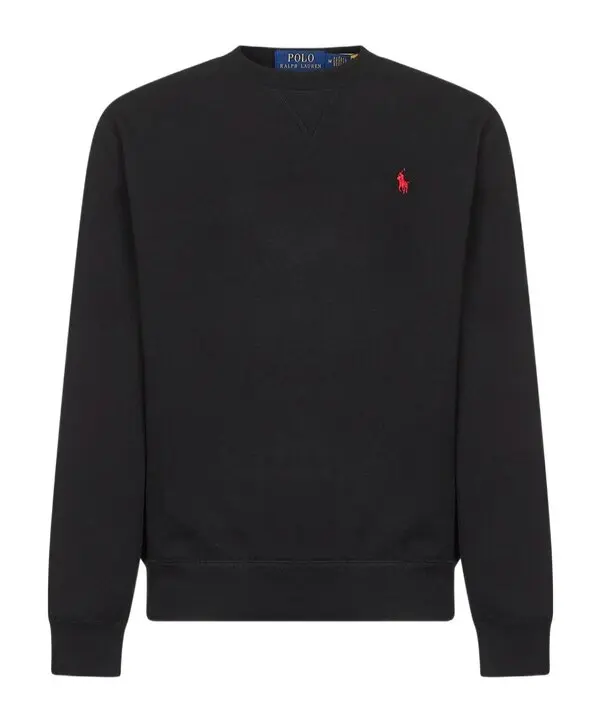 Polo Ralph Lauren Logo-embroidered Crewneck Sweatshirt - Black
