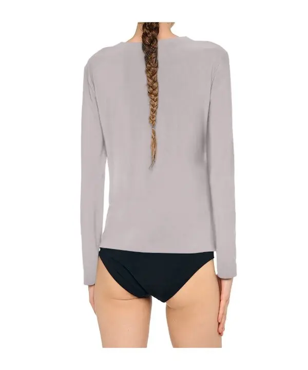 Norma Kamali Cropped Long Sleeve T-shirt
