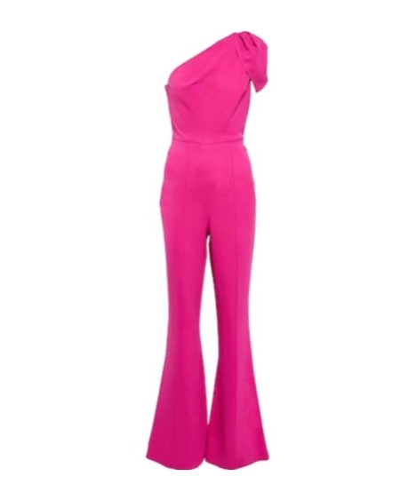 Roland Mouret Asymmetric Crepe Jumpsuit