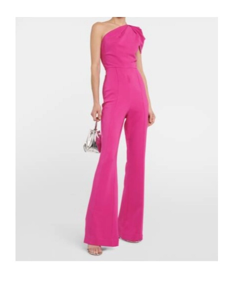 Roland Mouret Asymmetric Crepe Jumpsuit