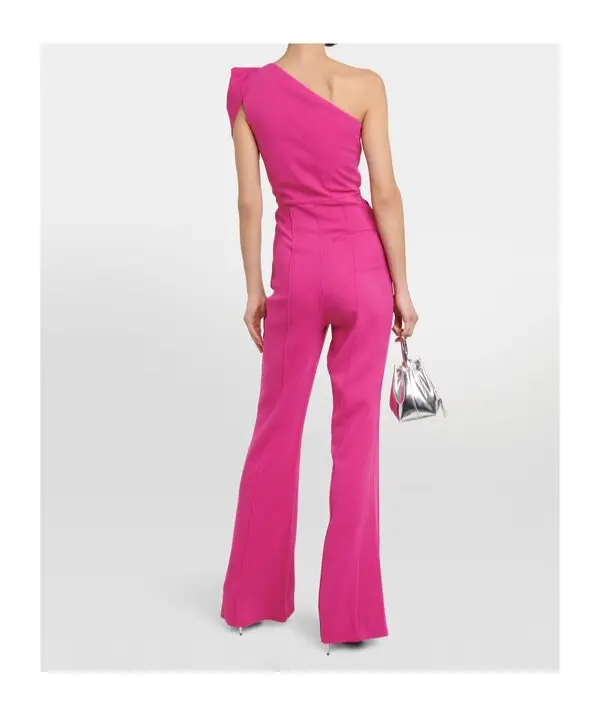 Roland Mouret Asymmetric Crepe Jumpsuit