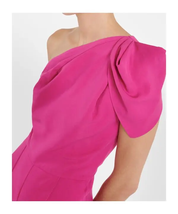Roland Mouret Asymmetric Crepe Jumpsuit