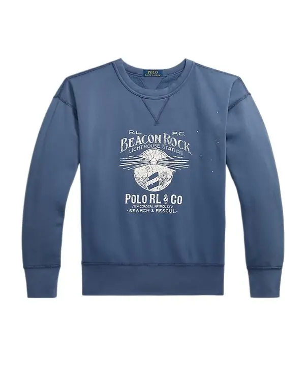 Polo Ralph Lauren Graphic-print Sweatshirt - Blue