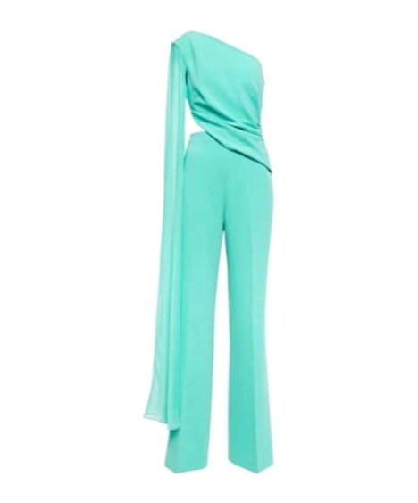 Roland Mouret Asymmetrical Jumpsuit - Green