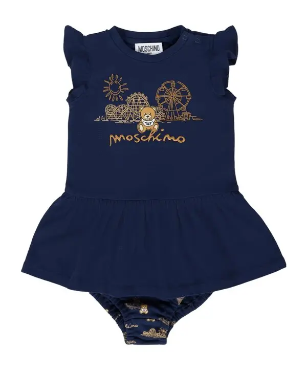Moschino Ruffle Sleeve Dress