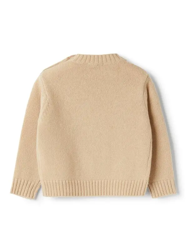 IL GUFO Lion Embroidered Jumper