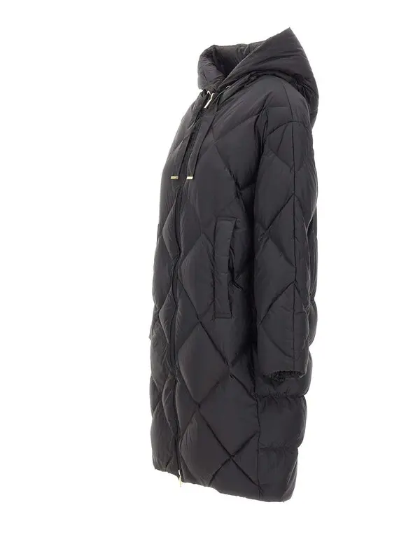 Max Mara Quilted Down Jacket With Hood