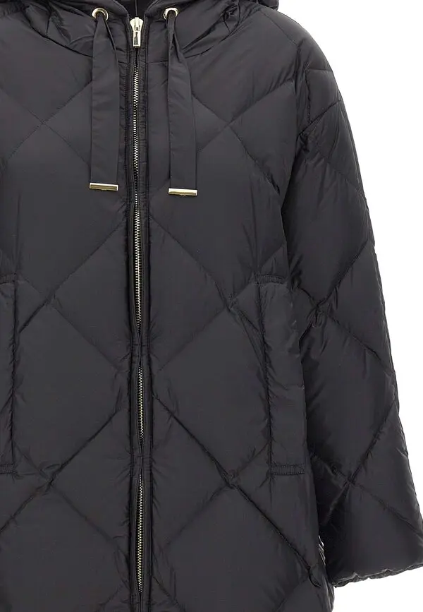Max Mara Quilted Down Jacket With Hood