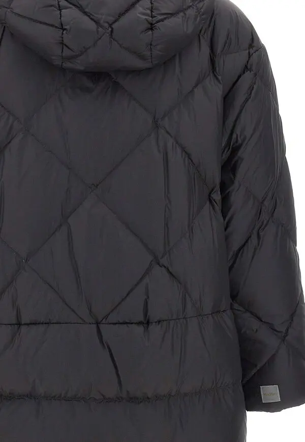Max Mara Quilted Down Jacket With Hood