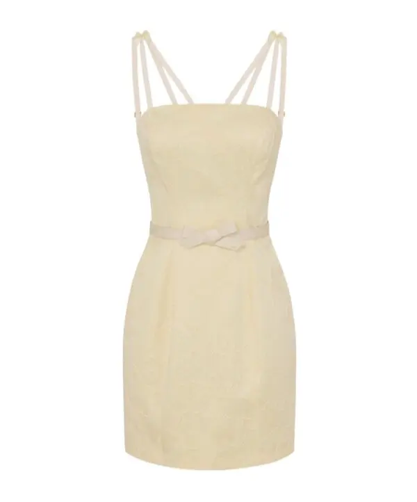 Elisabetta Franchi Floral Jacquard Dress