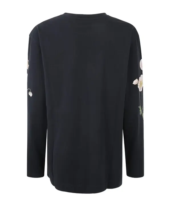 Simone Rocha Poppy Field-print Long Sleeve T-shirt
