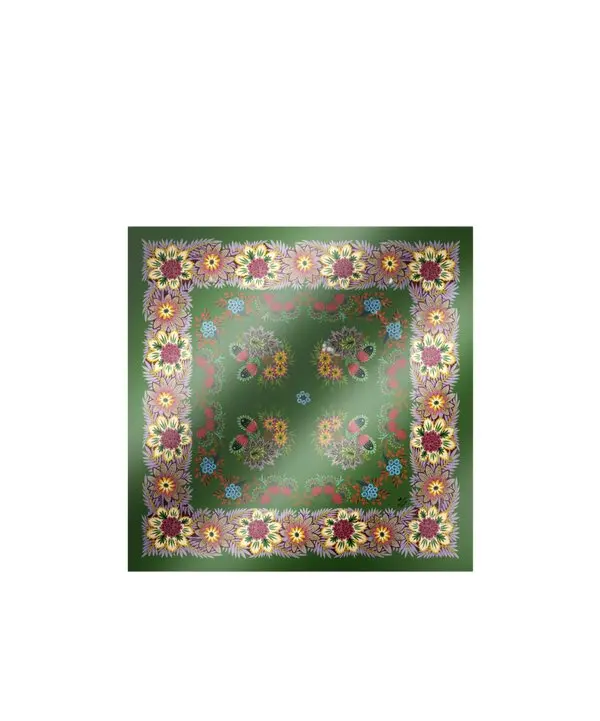 Max Mara Square Silk Scarf