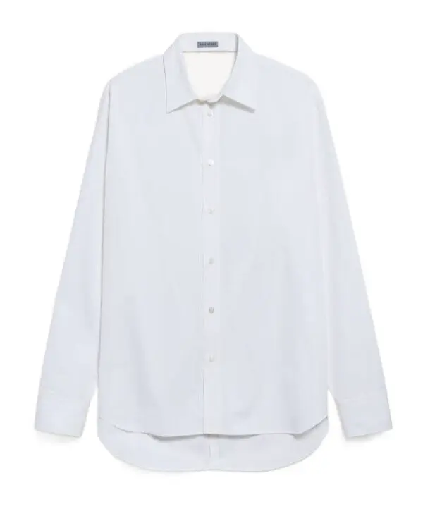 Balenciaga Draped Back Shirt - White