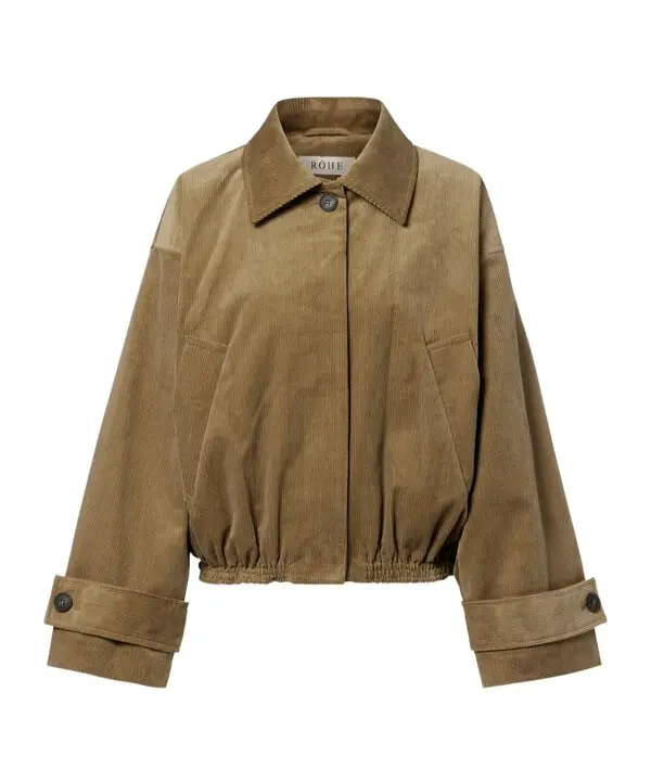RÓHE Cotton Corduroy Jacket - Brown