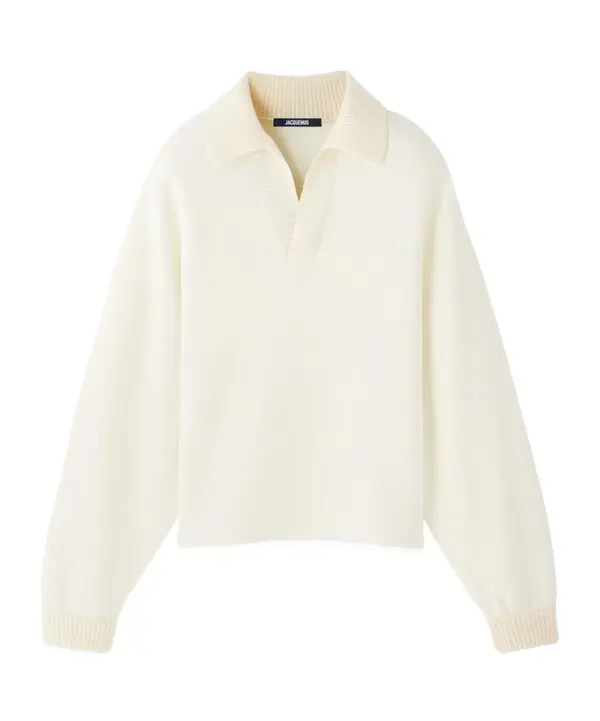 Jacquemus The Punto Long-sleeved Polo Shirt