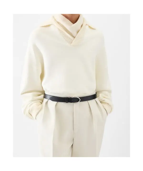 Jacquemus The Punto Long-sleeved Polo Shirt