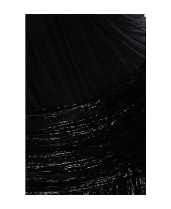 Saint Laurent Lurex Velvet Bustier Dress