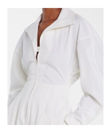 Victoria Beckham Tab Detail Wool-blend Jumpsuit