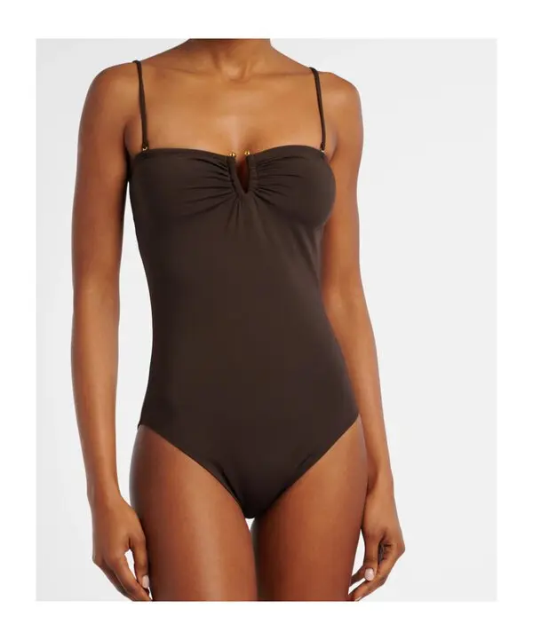 NILI LOTAN Pleated One-piece Swimsuit