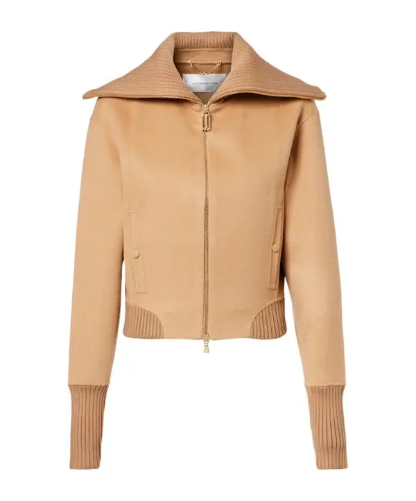Victoria Beckham Lapel Collar Long-sleeved Casual Jacket
