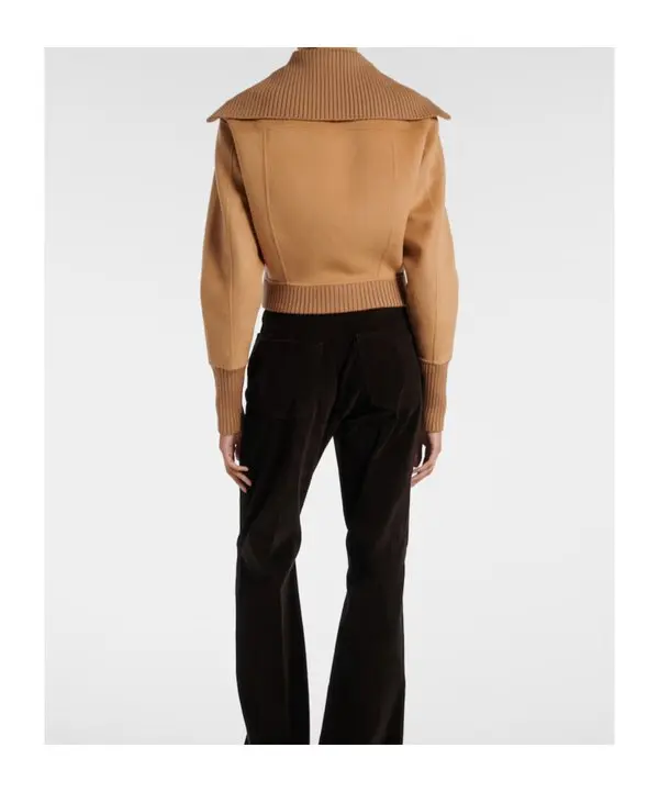 Victoria Beckham Lapel Collar Long-sleeved Casual Jacket