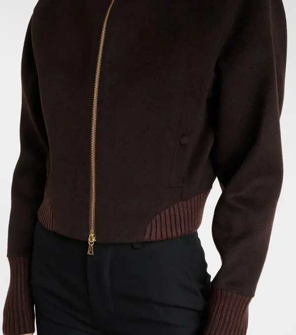 Victoria Beckham Lapel Collar Long-sleeved Casual Jacket