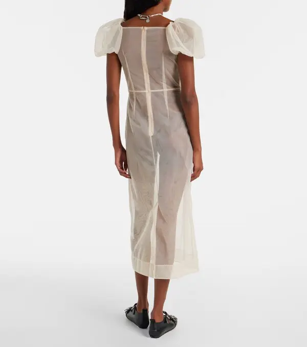 Simone Rocha Tulle Midi Dress