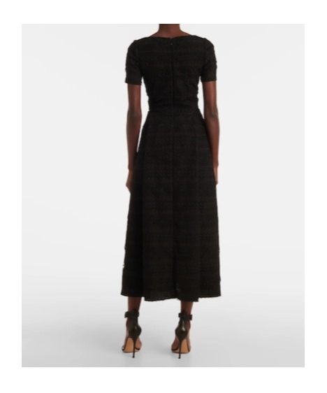 Elie Saab Macramé Midi Dress