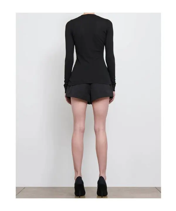 Wardrobe.NYC Slim Fit Long Sleeve T-shirt