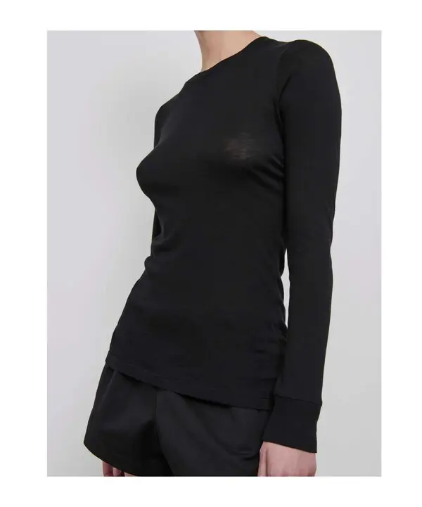 Wardrobe.NYC Slim Fit Long Sleeve T-shirt