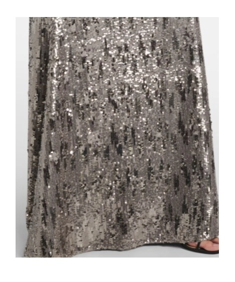 Elie Saab Floral-appliqué Sequined Silk-blend Gown