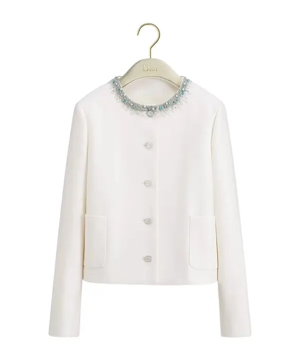 Dior Embroidered Cropped Jacket